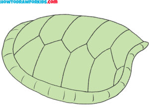 How to Draw a Turtle Shell - Easy Drawing Tutorial For Kids