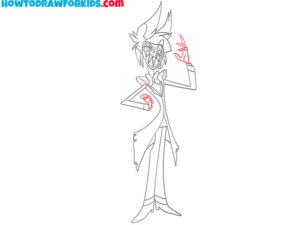 How to Draw Alastor - Easy Drawing Tutorial For Kids