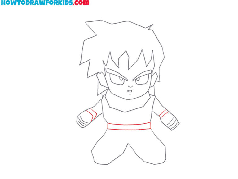 How to Draw Gohan - Easy Drawing Tutorial For Kids
