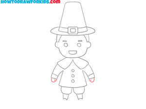 How to Draw a Pilgrim - Easy Drawing Tutorial For Kids
