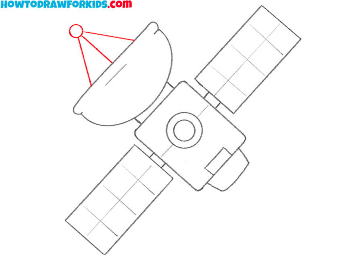 How to Draw a Satellite - Easy Drawing Tutorial For Kids