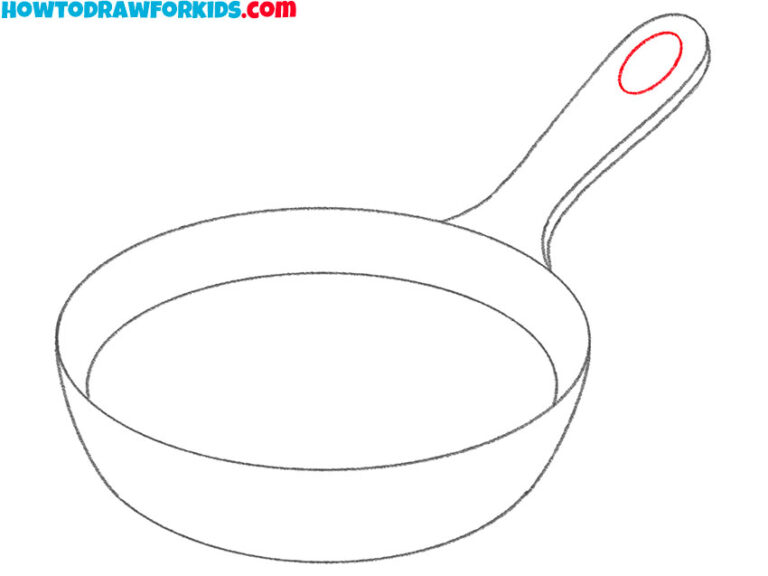 How to Draw a Pan - Easy Drawing Tutorial For Kids