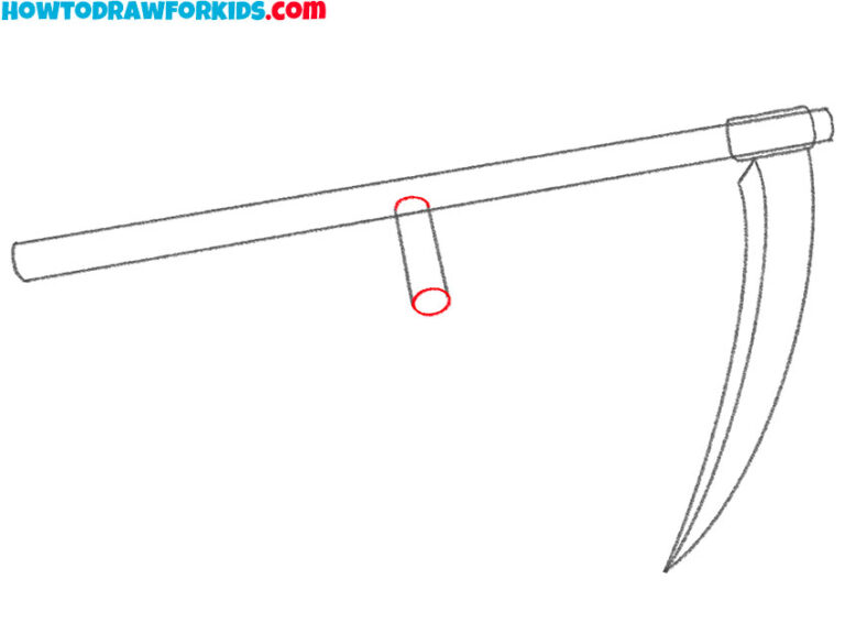 How to Draw a Scythe - Easy Drawing Tutorial For Kids