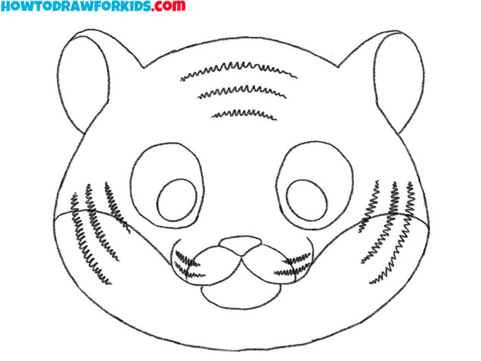 How to Draw a Tiger Head - Easy Drawing Tutorial For Kids