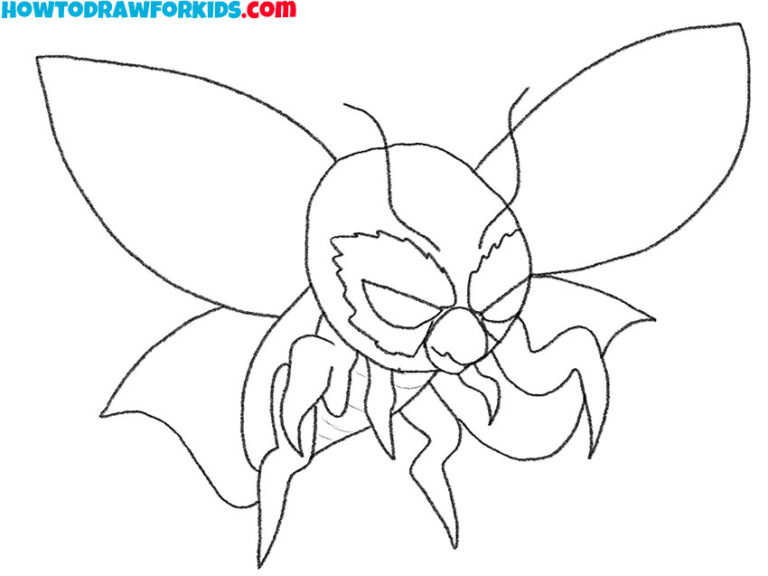 How to Draw Mothra - Easy Drawing Tutorial For Kids