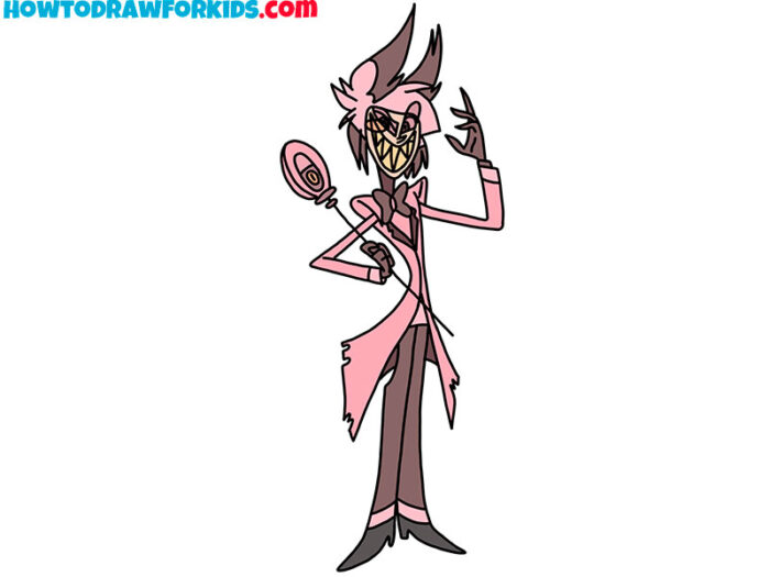 How to Draw Alastor - Easy Drawing Tutorial For Kids