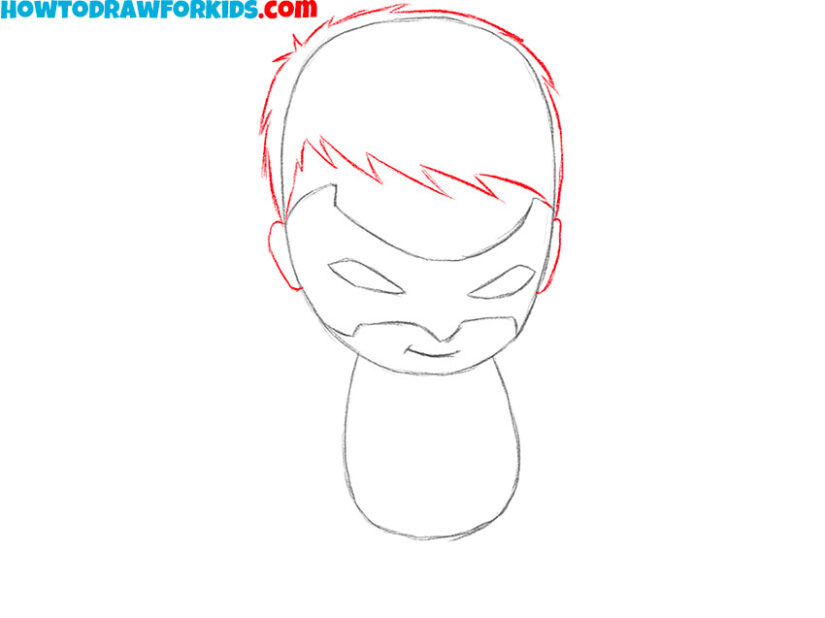 How to Draw Nightwing - Easy Drawing Tutorial For Kids