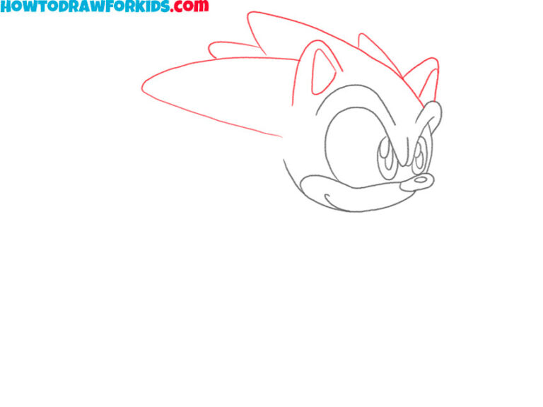 How to Draw Sonic the Hedgehog Running - Easy Drawing Tutorial