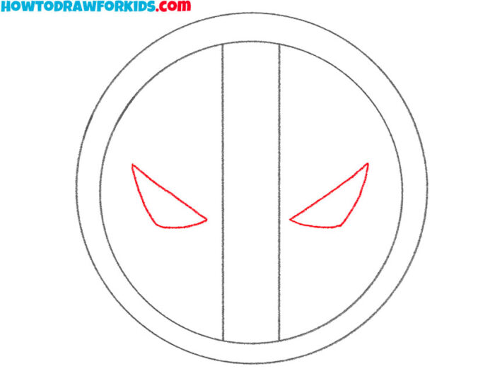 How to Draw Deadpool Logo - Easy Drawing Tutorial For Kids