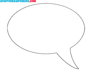 How to Draw a Speech Bubble - Easy Drawing Tutorial For Kids