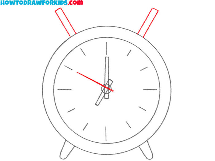 How to Draw an Alarm Clock - Easy Drawing Tutorial For Kids