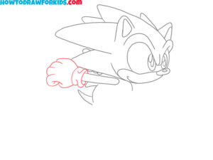 How to Draw Sonic the Hedgehog Running - Easy Drawing Tutorial