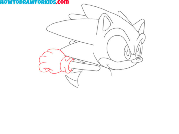 How to Draw Sonic the Hedgehog Running - Easy Drawing Tutorial