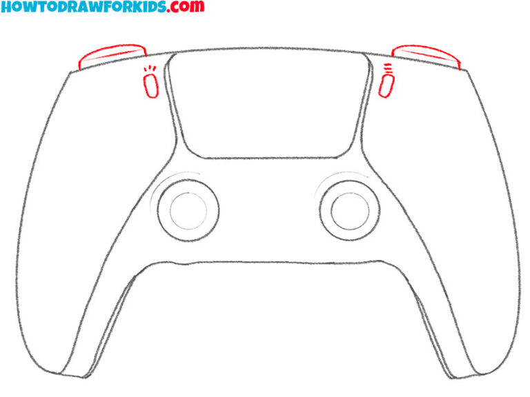 How to Draw a Video Game Controller - Drawing Tutorial For Kids