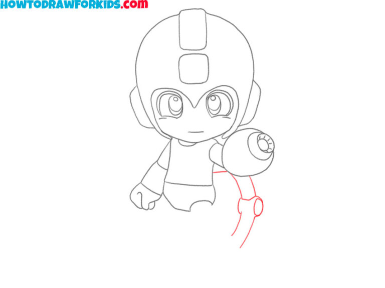 How to Draw MegaMan - Easy Drawing Tutorial For Kids