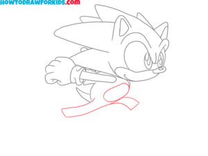 How to Draw Sonic the Hedgehog Running - Easy Drawing Tutorial