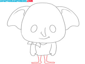 How to Draw Dobby - Easy Drawing Tutorial For Kids
