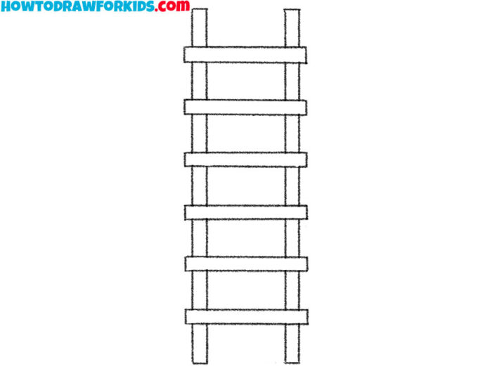 How to Draw a Ladder - Easy Drawing Tutorial For Kids