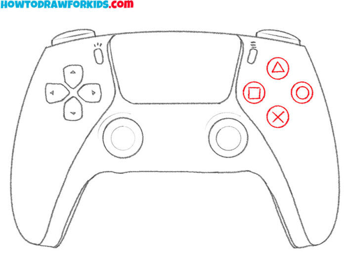 How to Draw a Video Game Controller - Drawing Tutorial For Kids