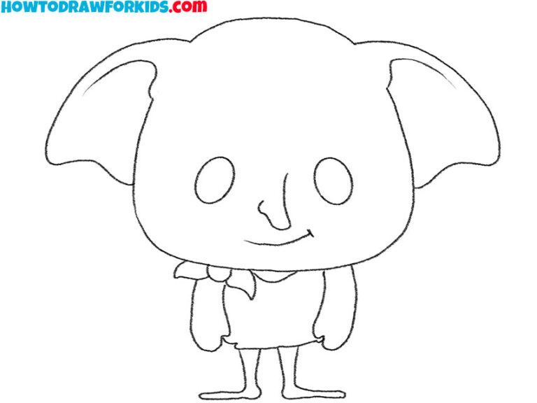 How to Draw Dobby - Easy Drawing Tutorial For Kids