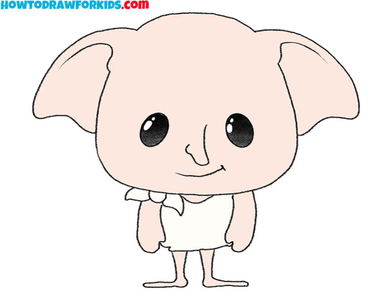 How to Draw Dobby - Easy Drawing Tutorial For Kids