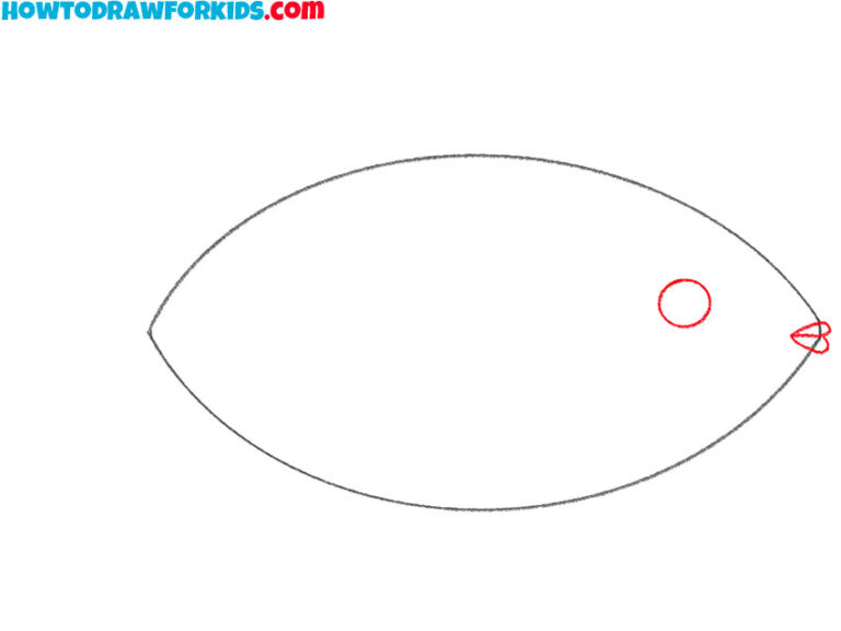 How to Draw a Cute Fish - Easy Drawing Tutorial For Kids