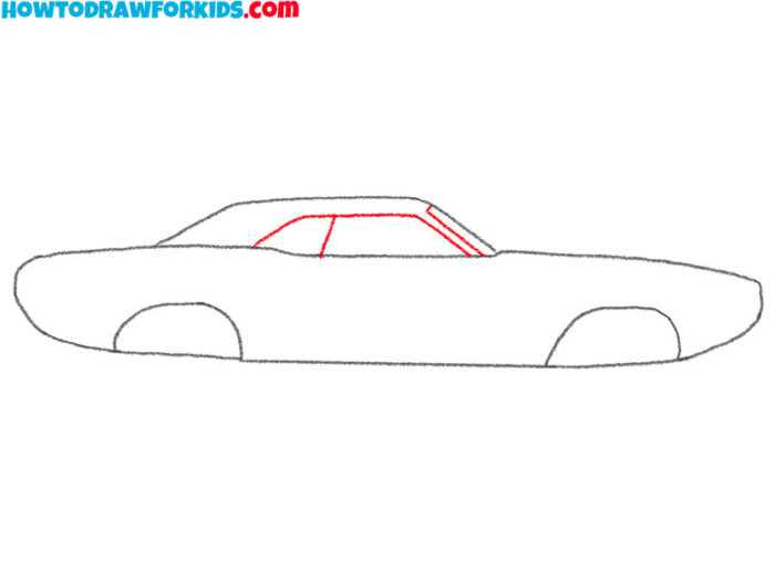 How to Draw a Dodge Challenger - Easy Drawing Tutorial For Kids