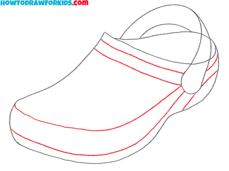 How to Draw Crocs - Easy Drawing Tutorial For Kids
