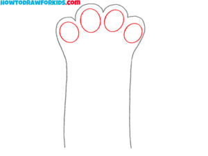 How to Draw a Puppy Paw - Easy Drawing Tutorial For Kids
