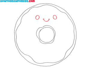 How to Draw a Cute Donut - Easy Drawing Tutorial For Kids