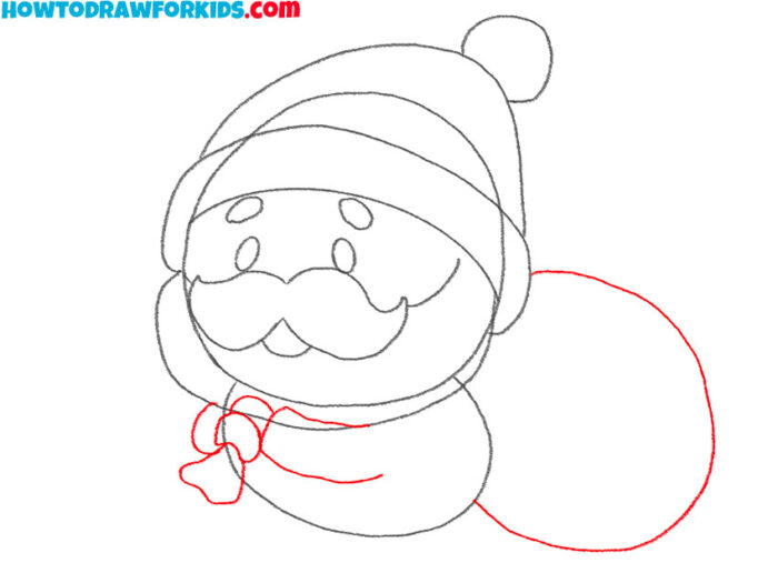 How to Draw Cute Santa - Easy Drawing Tutorial For Kids
