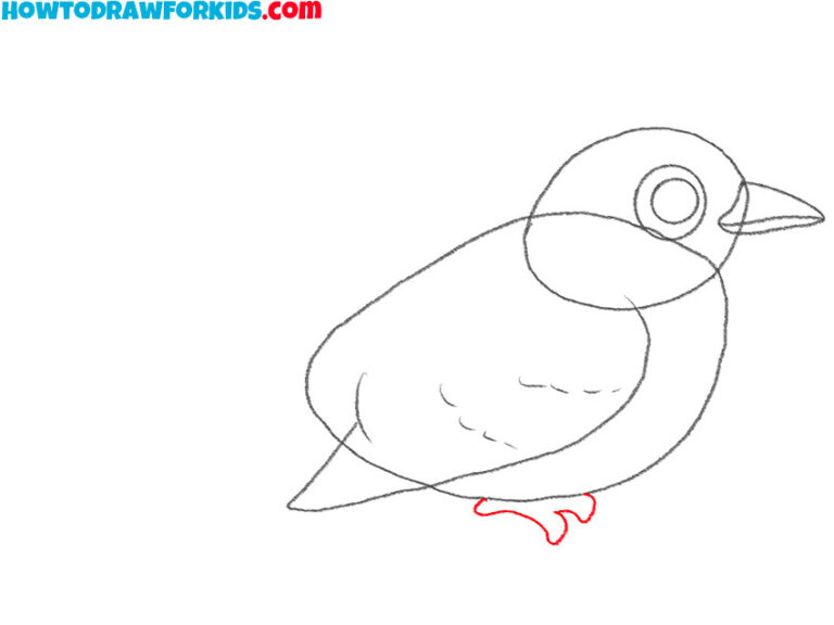 How to Draw a Mockingbird - Easy Drawing Tutorial For Kids