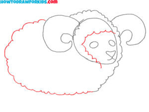 How to Draw a Ram - Easy Drawing Tutorial For Kids
