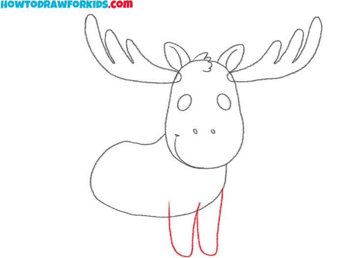How to Draw a Cartoon Moose - Easy Drawing Tutorial For Kids
