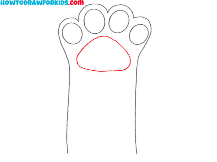 How to Draw a Puppy Paw - Easy Drawing Tutorial For Kids