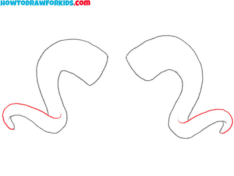 How to Draw Ram Horns - Easy Drawing Tutorial For Kids