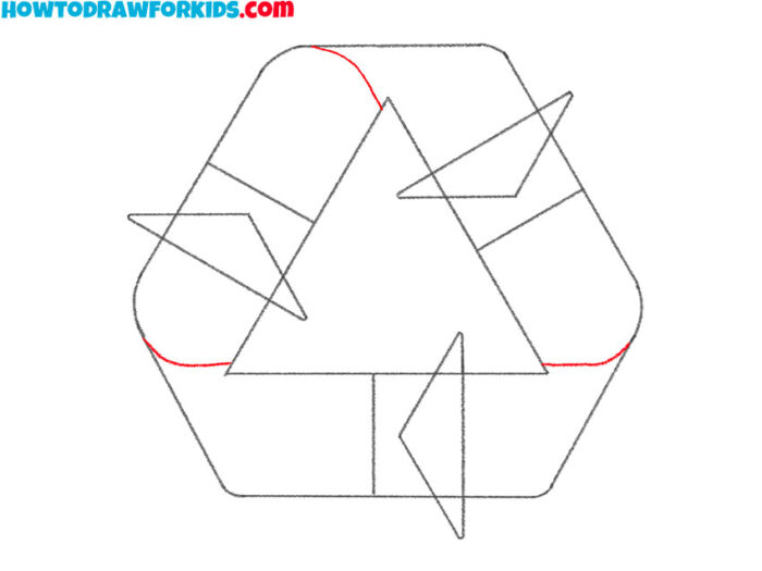 How to Draw a Recycle Sign - Easy Drawing Tutorial For Kids