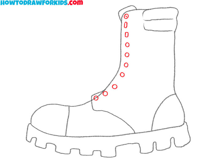 How to Draw Combat Boots - Easy Drawing Tutorial For Kids
