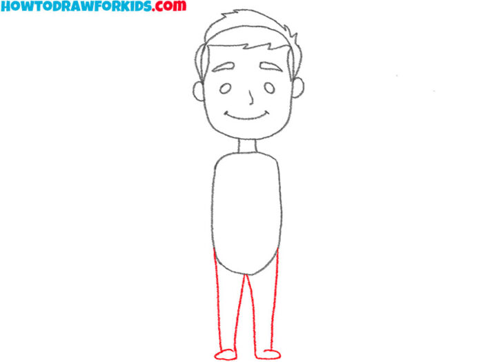 How to Draw a Cartoon Human - Easy Drawing Tutorial For Kids