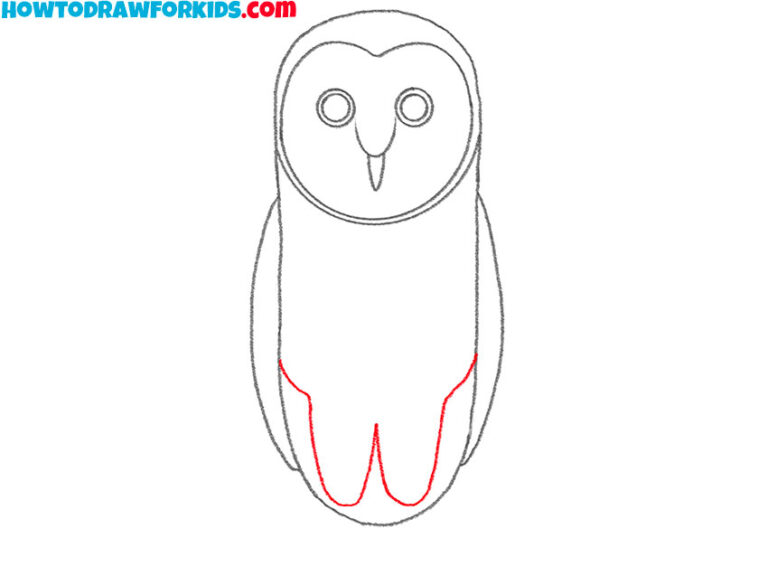 How to Draw a Barn Owl - Easy Drawing Tutorial For Kids