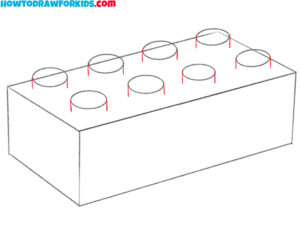 How to Draw a Lego Brick - Easy Drawing Tutorial For Kids