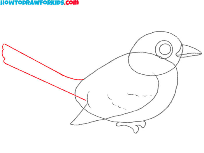 How to Draw a Mockingbird - Easy Drawing Tutorial For Kids