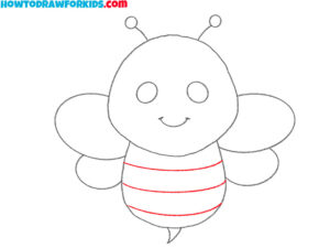 How to Draw a Cute Bee - Easy Drawing Tutorial For Kids