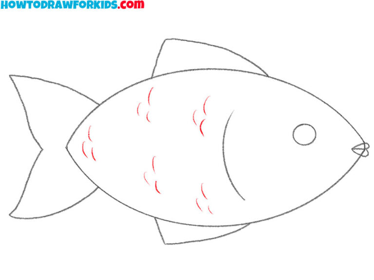 How to Draw a Cute Fish - Easy Drawing Tutorial For Kids
