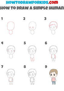 How to Draw a Person - Easy Drawing Tutorial For kids
