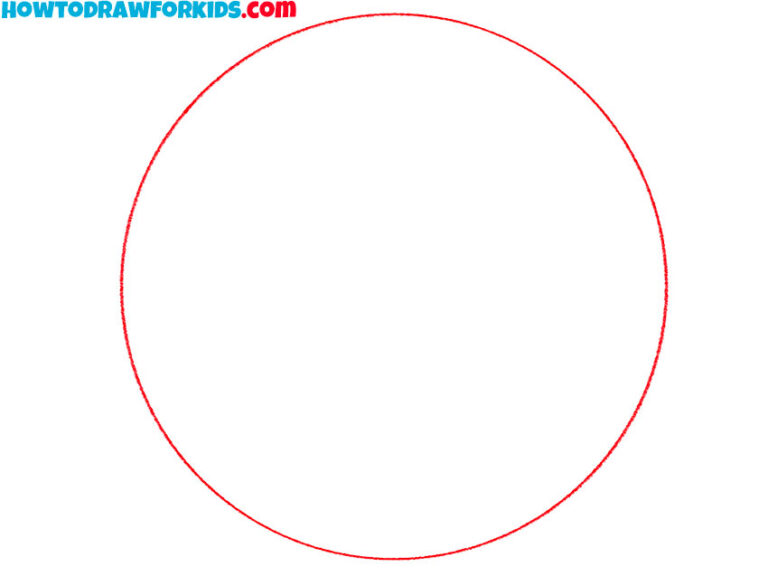 How to Draw a Full Moon - Easy Drawing Tutorial For Kids