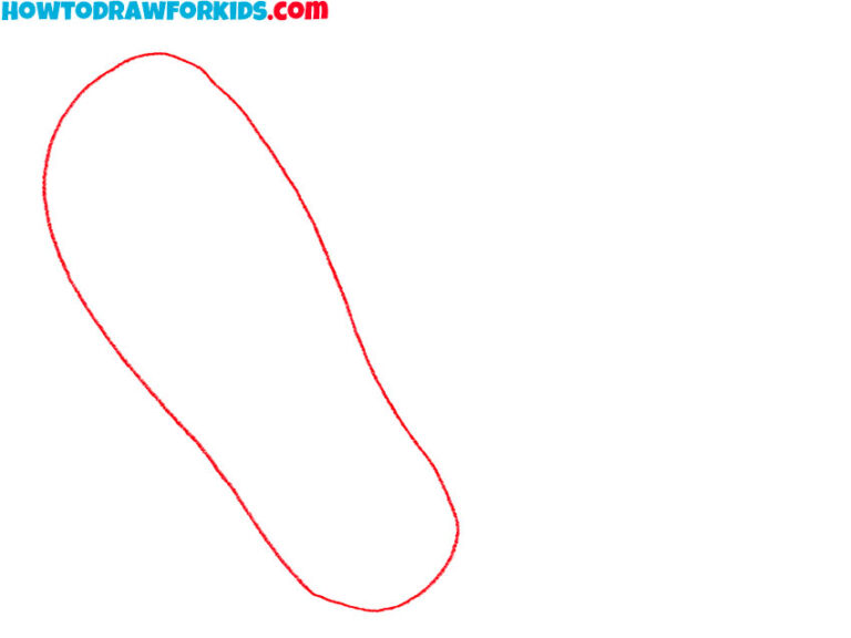 How to Draw Sandals - Easy Drawing Tutorial For Kids