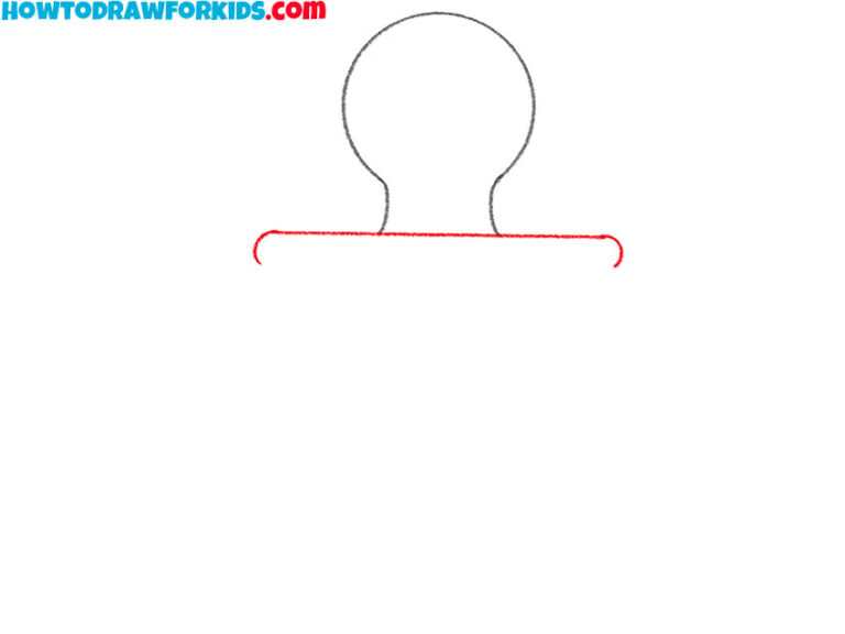 How to Draw a Pacifier - Easy Drawing Tutorial For Kids