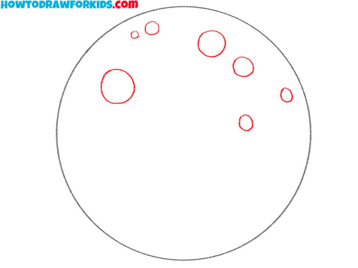 How to Draw a Full Moon - Easy Drawing Tutorial For Kids