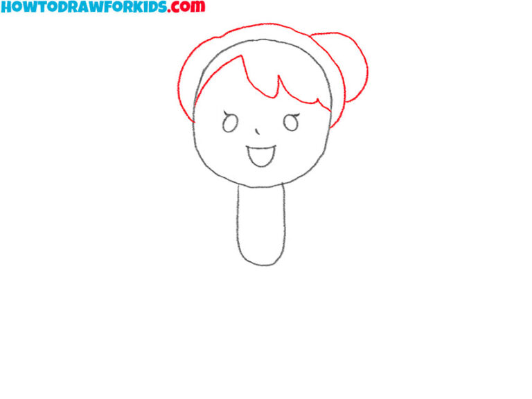 How to Draw a Cheerleader - Easy Drawing Tutorial For Kids